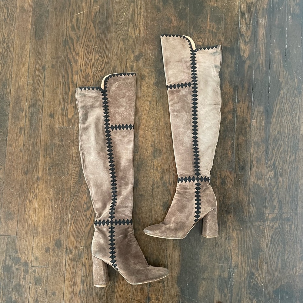 *Rare* Sigerson Morrison Knee High Boots - Gem